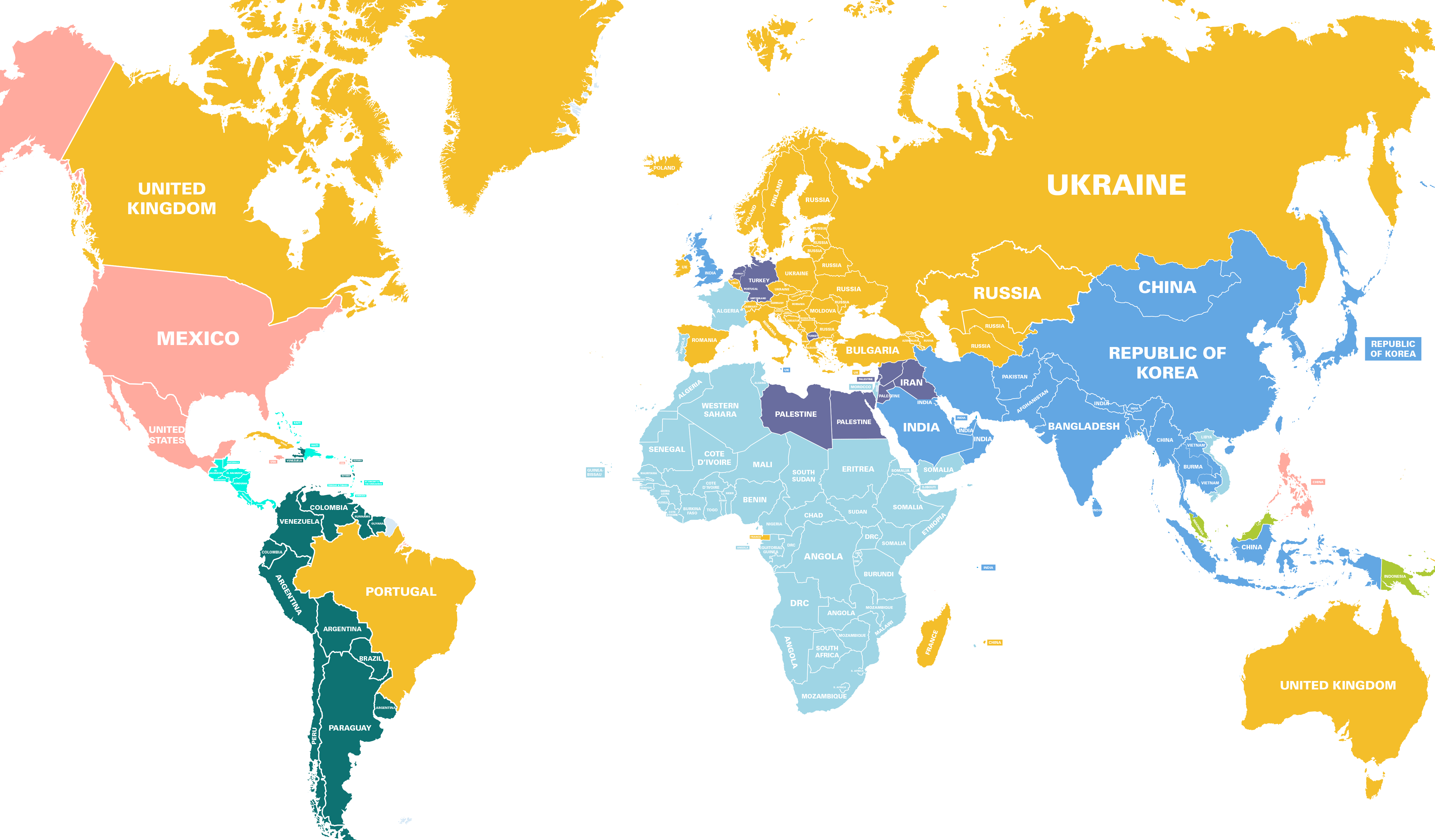 Immigration World Map World Immigration Concept With Aircrafts. Vector