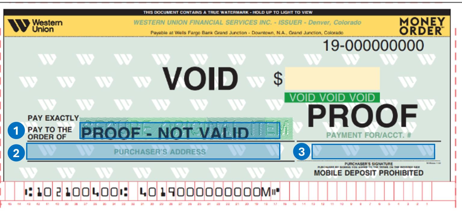 Money order: how to do it and money limit | Western Union