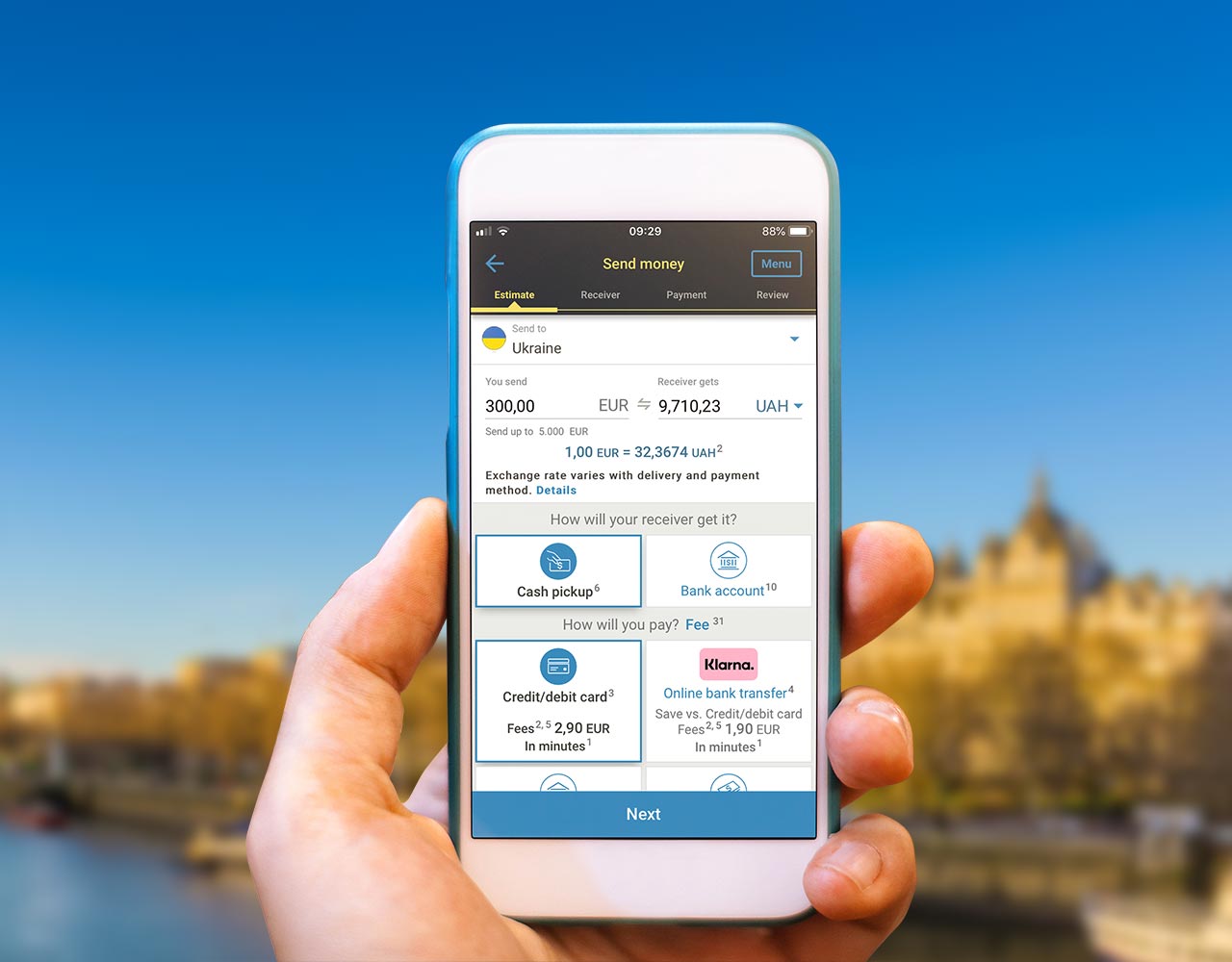 Money transfers to Ukraine | Western Union IT