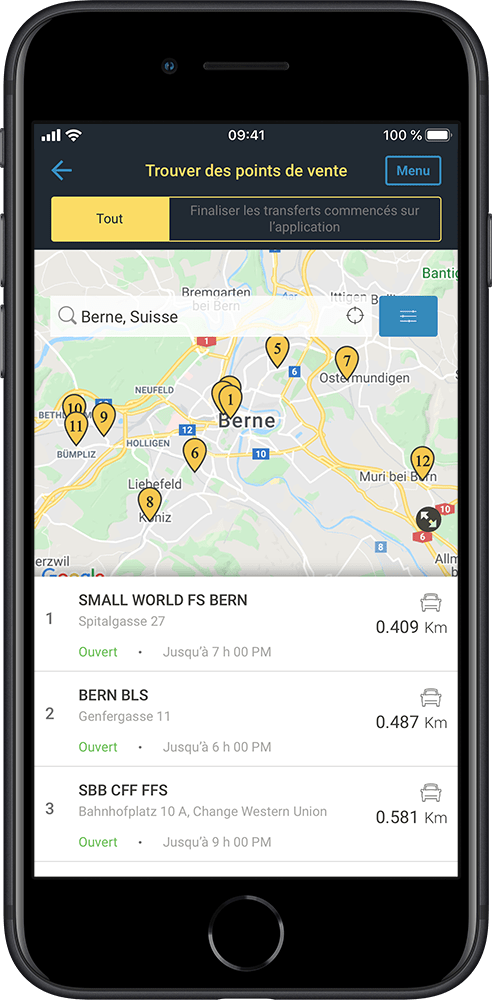 Transfert d’argent international | Western Union Suisse